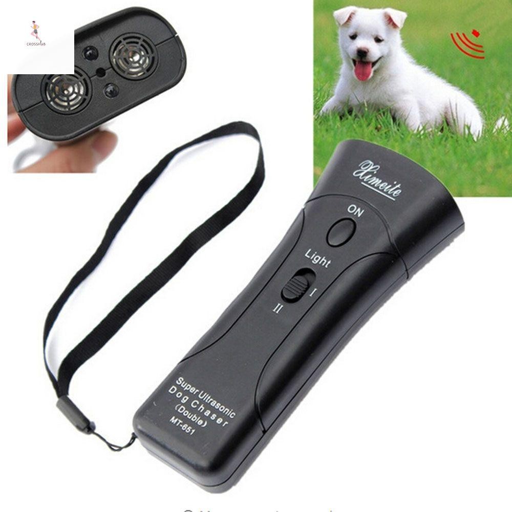 Cross Ultrasonic Dog Chaser Dual Ultrasonic Dog Supplies การโจมตีสัตว์ ...
