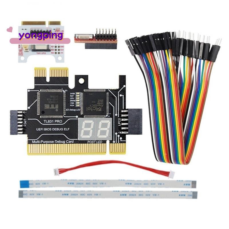 Tl631 Pro LPC-DEBUG การ์ดวินิจฉัยการ์ดวินิจฉัย + การ์ดขยาย PCI PCI PCI-E Mini PCI-E เมนบอร์ดมัล ...