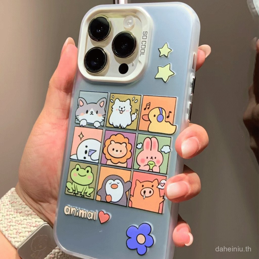 น่ารักไร้เดียงสา Jiugongge เคสมือถือสัตว์เล็ก Apple 14 13/15PROMAX เคส ...