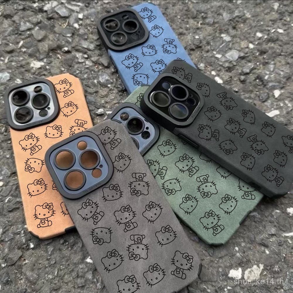Hello Kitty เคสโทรศัพท์โบว์สำหรับผู้ชายและผู้หญิงสำหรับ Apple iphone16 ...
