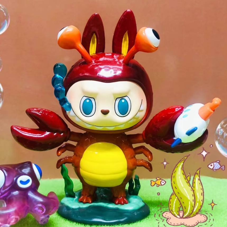 ของแท้POPMART Labubu Elf Monster Series กล่องตาบอดตุ๊กตา Action ...