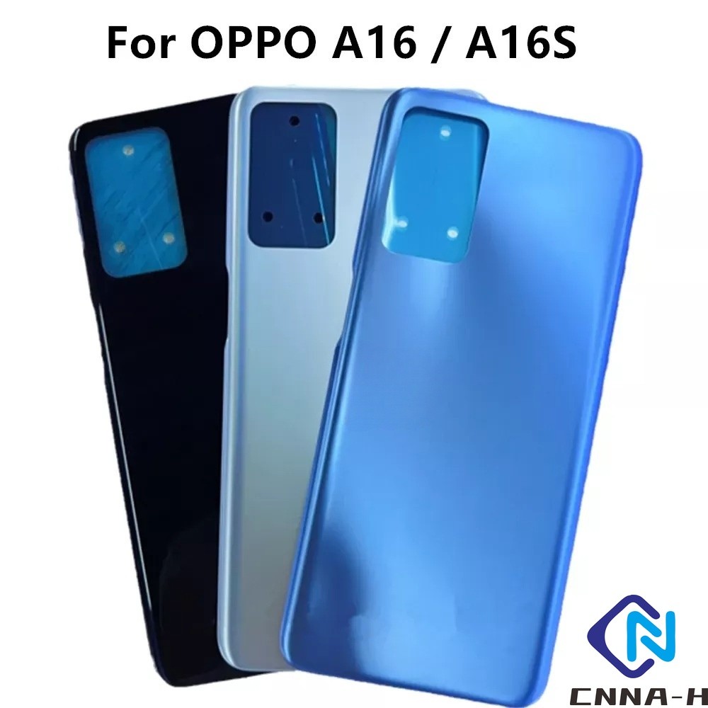 สําหรับ OPPO A16 A16S 6.52 "CPH2269 CPH2271 แบตเตอรี่ปกหลังซ่อมพลาสติก ...