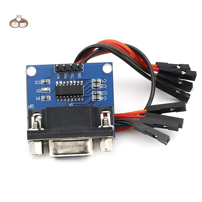 BEF MAX3232 RS232 ถึง TTL Serial Port Converter โมดูลหญิง DB9 Connector ...