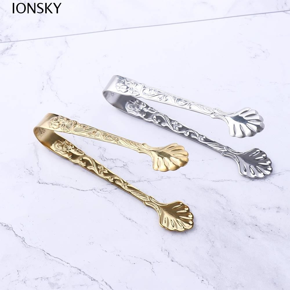 IONSKY Cube แหนบน้ําตาลขนมหวานชาสแตนเลสมินิกาแฟอุปกรณ์ครัว | Shopee ...