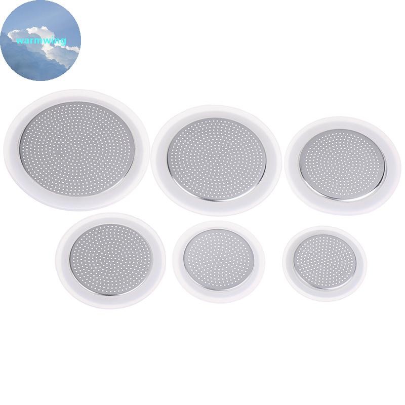 Warmwing 1 PC ซิลิโคนปะเก็นและ 1 PC อลูมิเนียมกรอง Moka หม้อกาแฟขวด Replacementpatible 3/6/9/12 ...