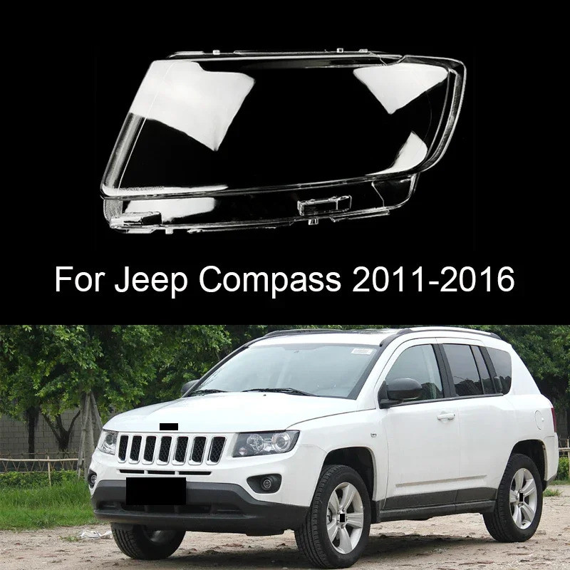 ฝาครอบไฟหน้าสำหรับ Jeep Compass ปี 2011 2012 2013 2014 2015 2016 ฝาครอบ ...