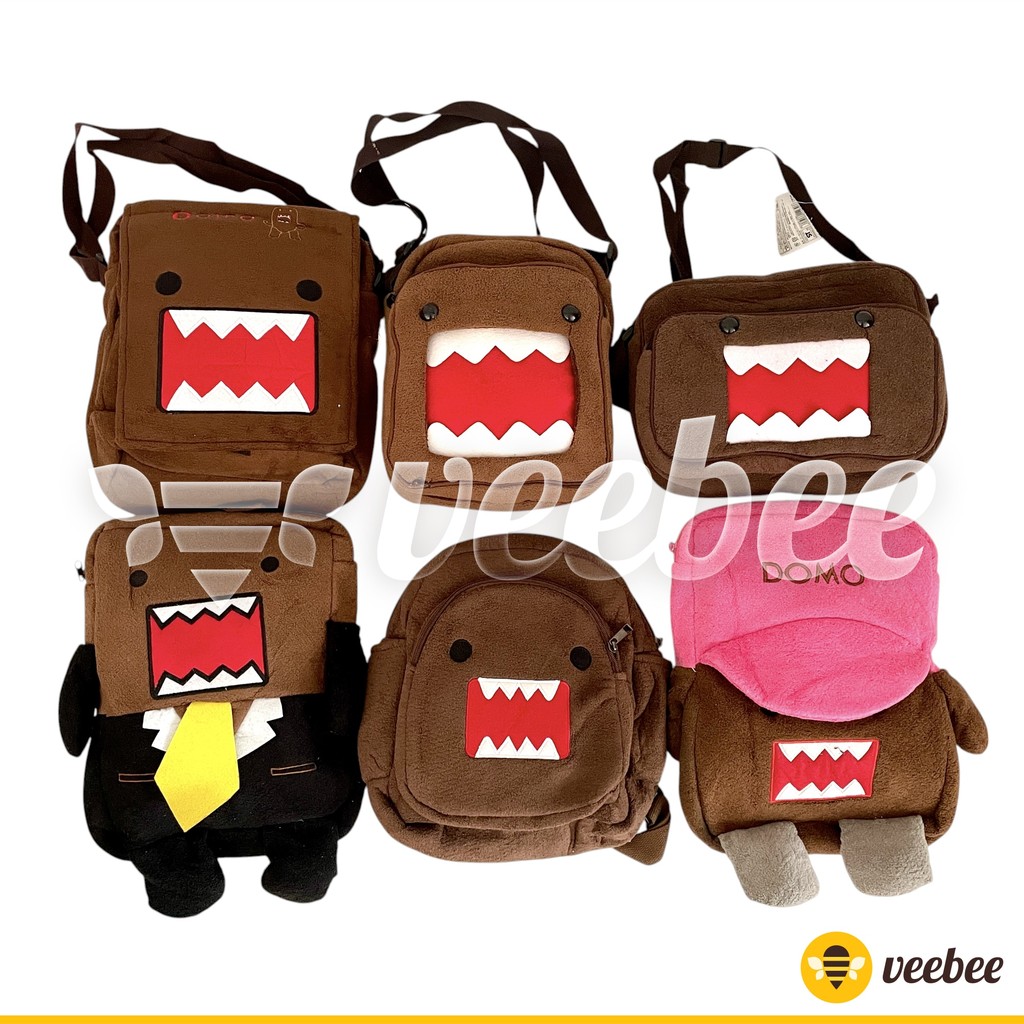 Domo Kun Backpack กระเป๋าตุ๊กตา/ กระเป๋าสะพายข้าง/ กระเป๋าเด็ก | Shopee ...