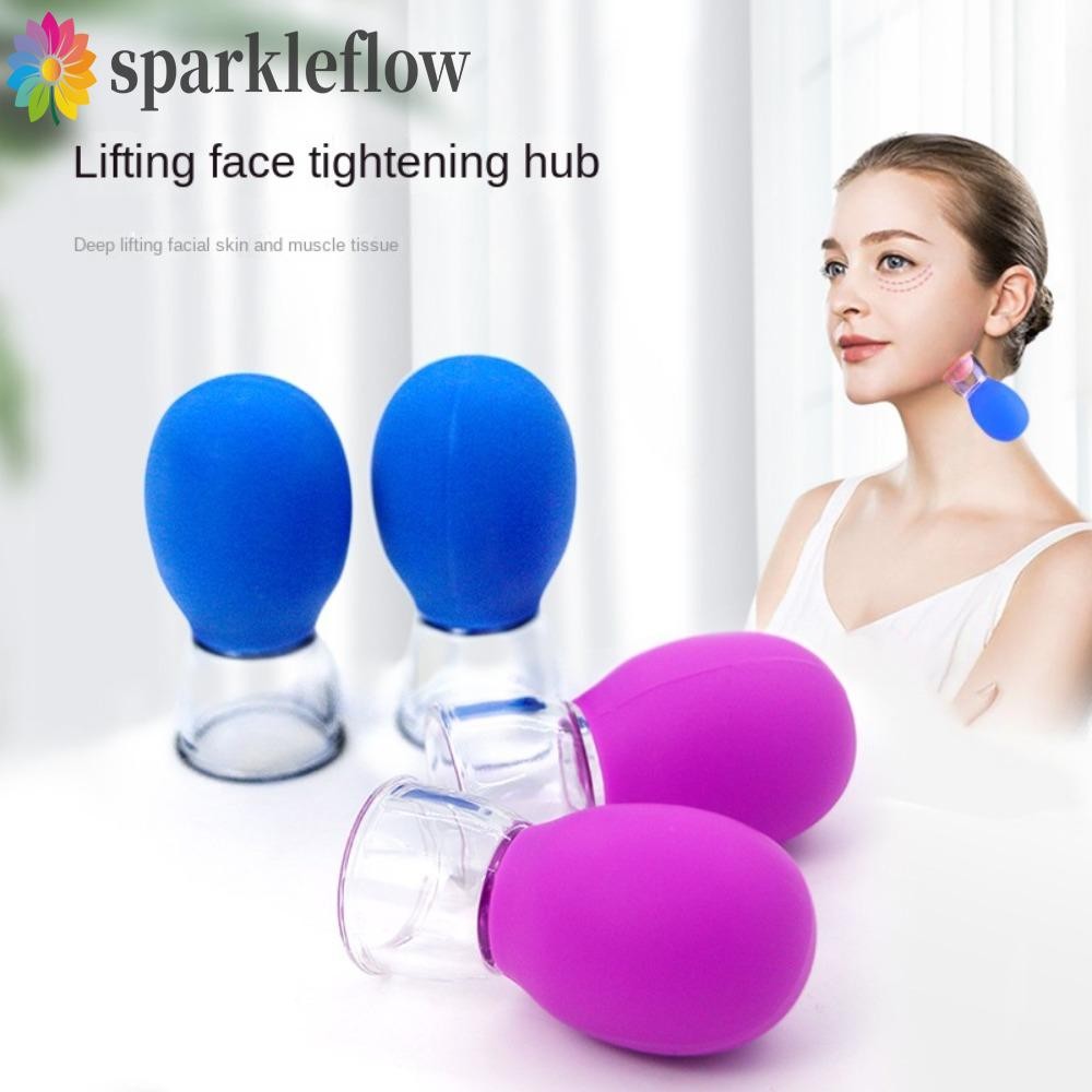 Sparkleflow ถ้วยนวดหน้า,สีสุ่มยางผิวขูดขวดนวด,ยก PVC Cupping ถ้วยยกกระชับผิวเครื่องนวดหน้า Home ...