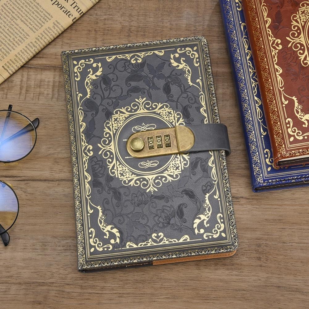 ROSE Combination Lock a5 Journal Notebook, ที่มีการล็อคไม่ง่ายที่จะ ...
