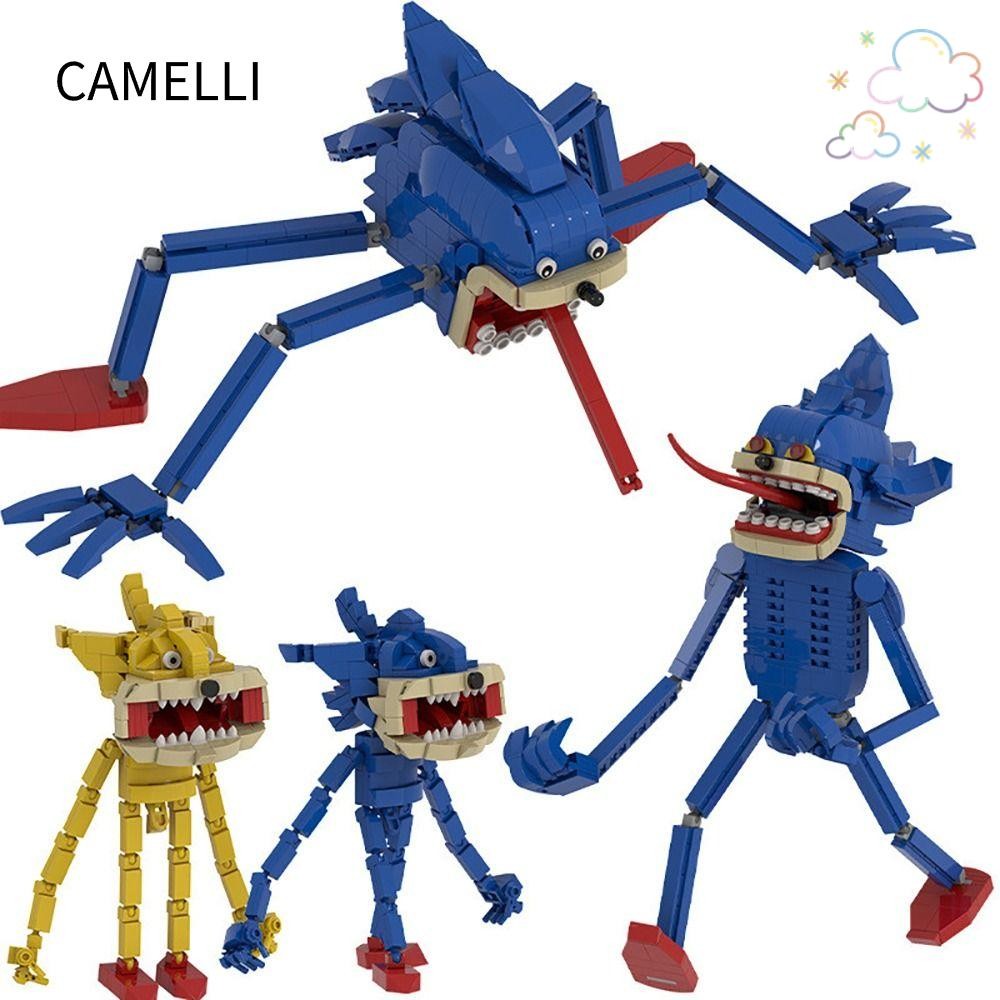 CAMELLI Sonic Model, DIY Puzzle Action Figure, Funny Assembled Bricks ...