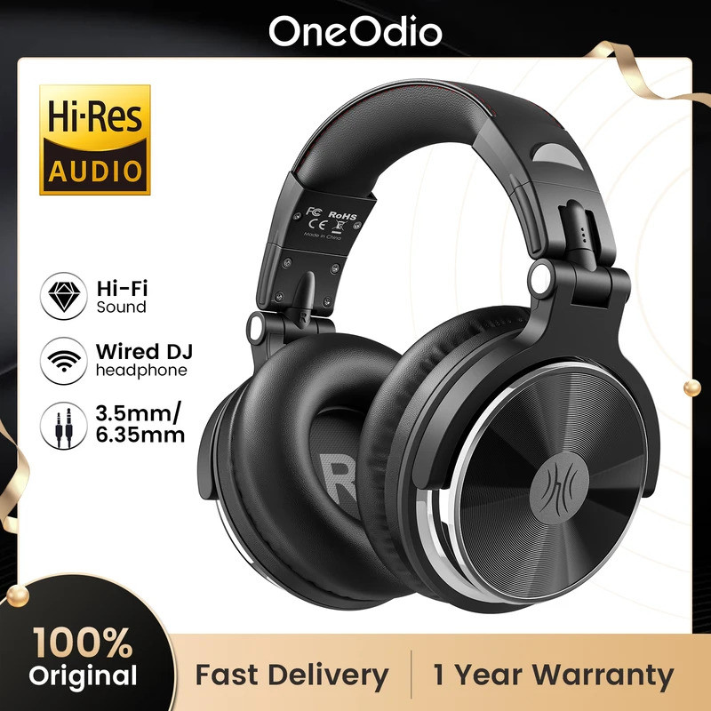 หูฟังแบบมีสาย Oneodio Pro 10 เสียงความละเอียดสูง หูฟังสเตอริโอแบบมีสาย ...