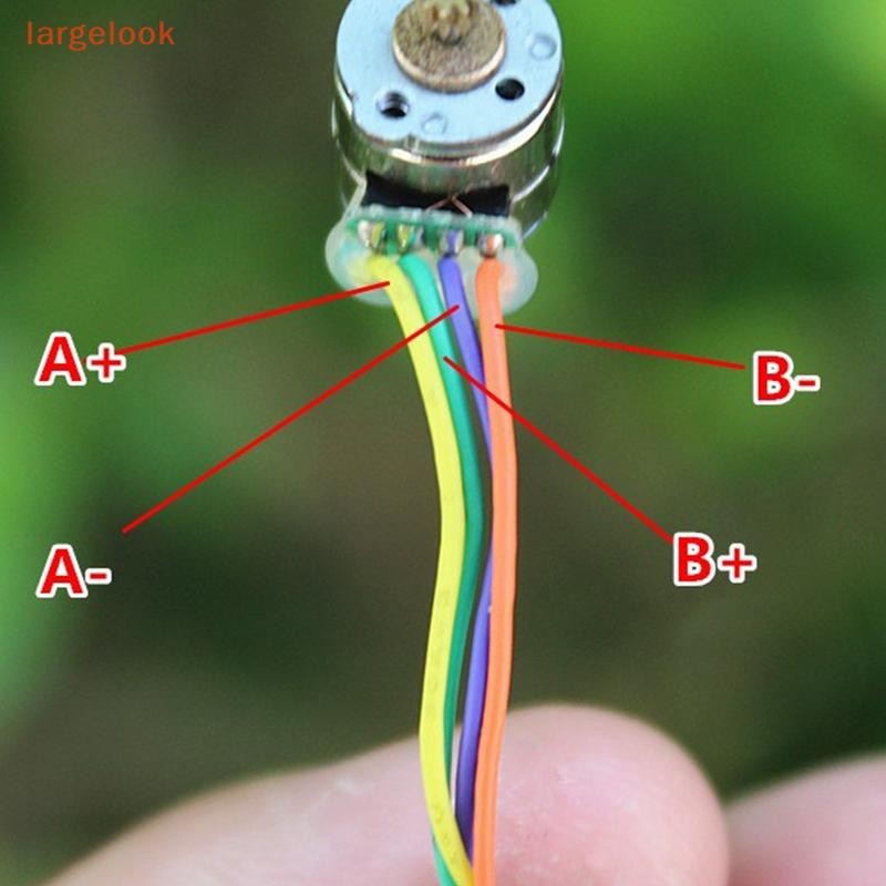 [largelook] 1 คู่ Mini Tiny 8 มม. Stepper Motor 2-Phase 4 สาย Stepping ...