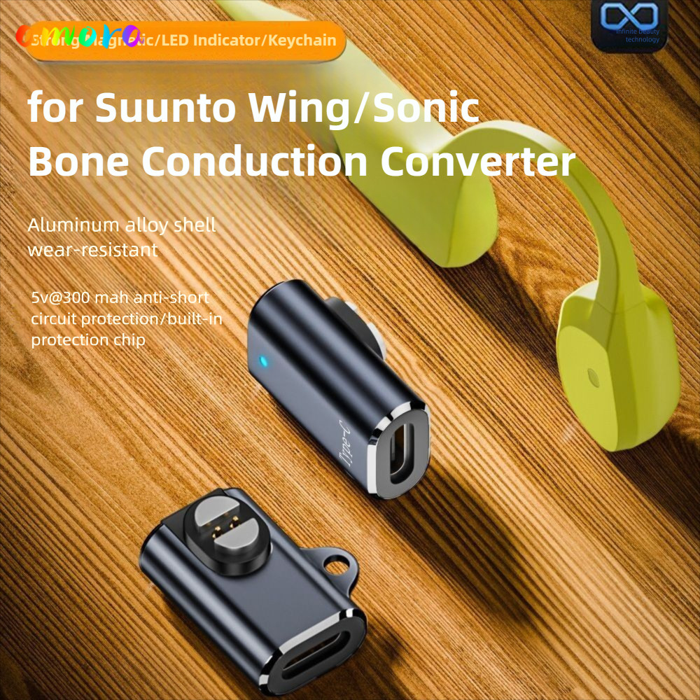 AMORA อะแดปเตอร์ชาร์จ USB-C, Bone Conduction Headphone Aluminium Alloy ...