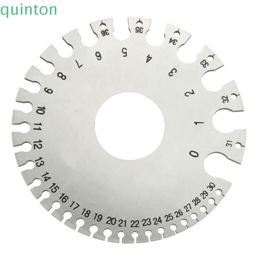 QUINTON ความหนาไม้บรรทัดวัดรอบ 0-36 เชื่อมตรวจสอบ Gage ความหนาวัด ...