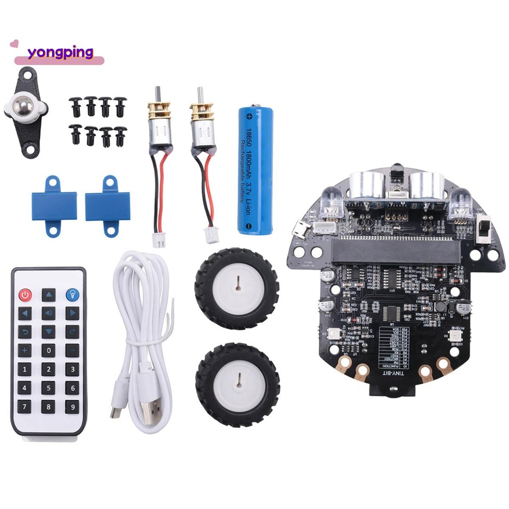 Robot Programmable Robotic Kit ตามที่ BBC Microbit V2 และ V1 สําหรับ STEM Coding Education พร้อม ...