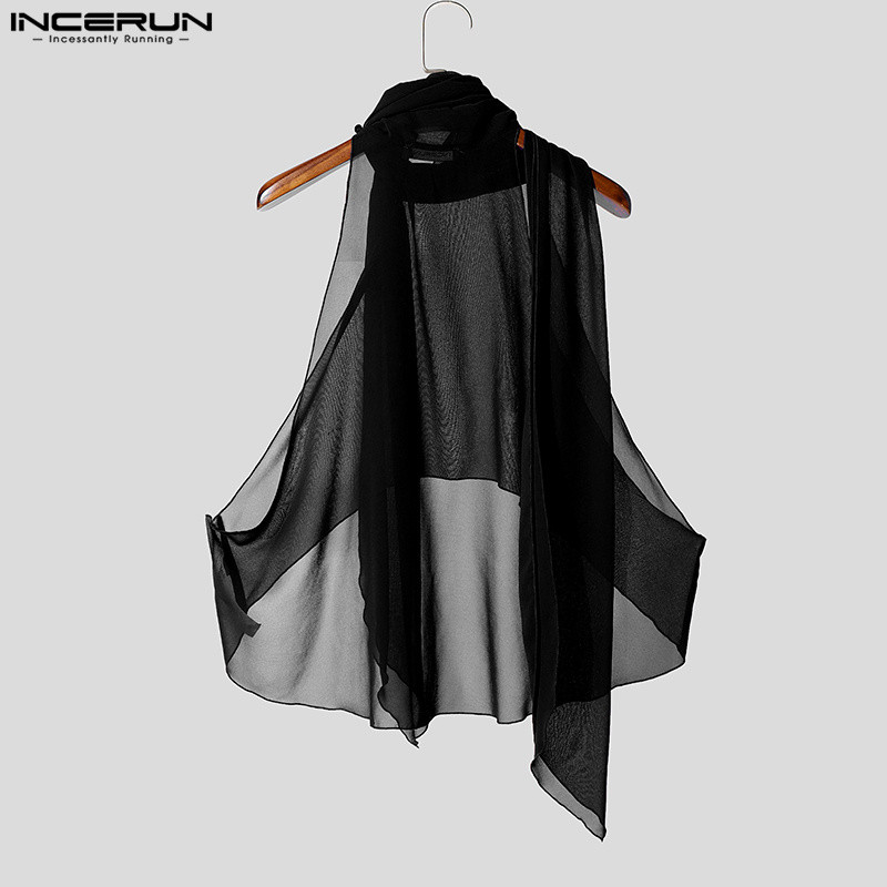 INCERUN เสื้อกล้ามตาข่ายรัดรูปสําหรับผู้ชาย | Shopee Thailand