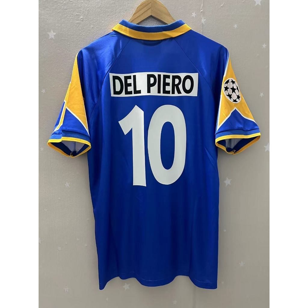 รูปแบบใหม่95-96 Juve คุณภาพสูง Away Retro Soccer Jersey เสื้อยืดที่ ...