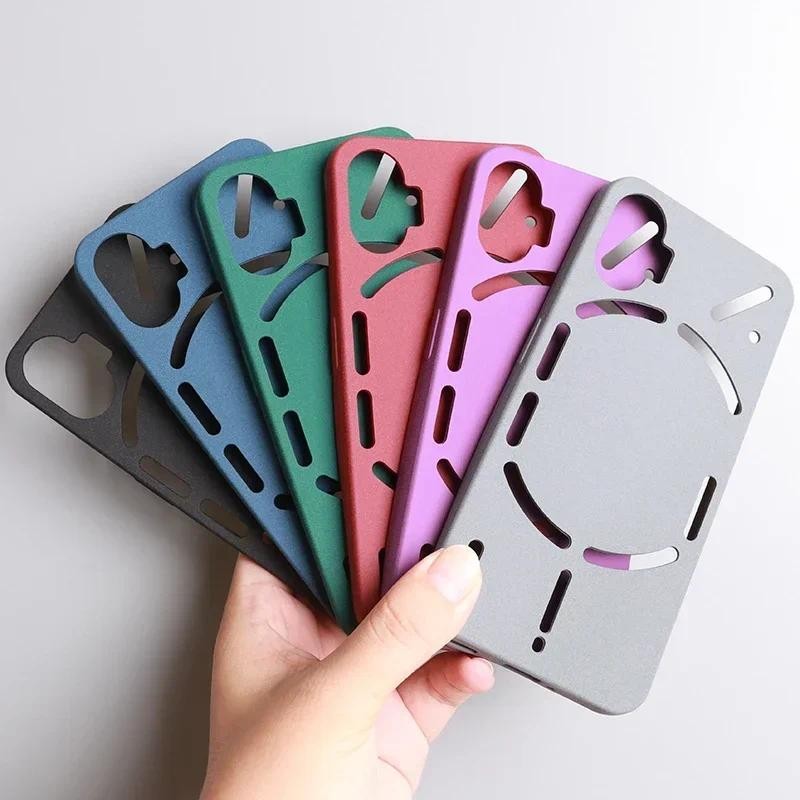 สําหรับ Nothing Phone 2a 2 1 Phone2 One Case Hollow Out Sand Matte Soft