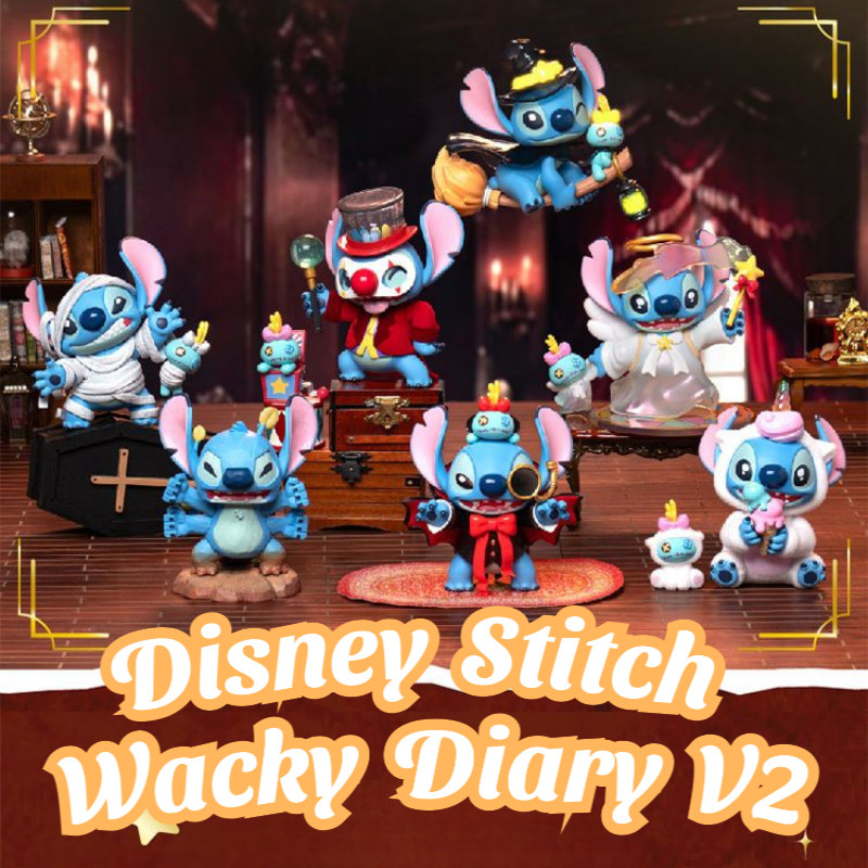 Stitch Disney Disney Stitch Wacky Diary V2 Series(6 จุ่ม) TOPTOY Action ...