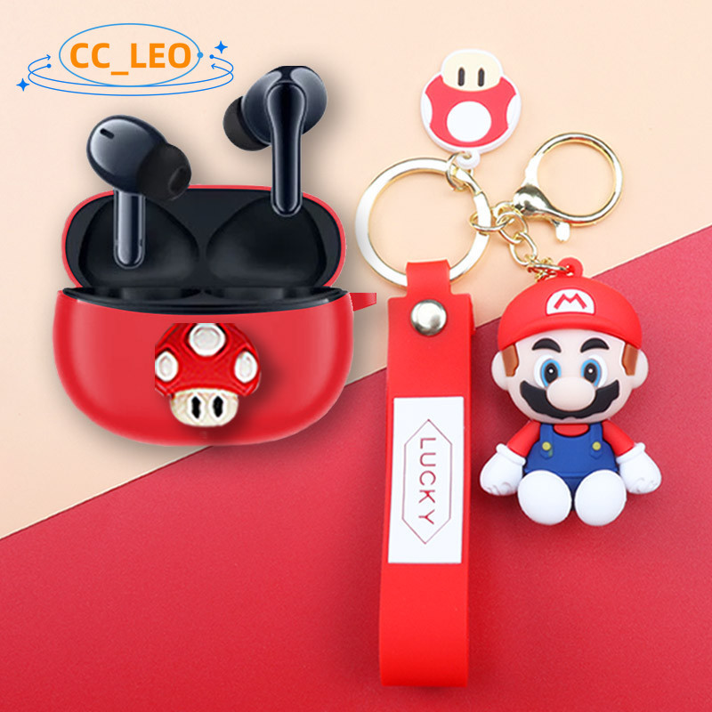 For VIVO Buds Case Cartoon Snoopy Cute Mario Keychain Pendant VIVO Buds ...