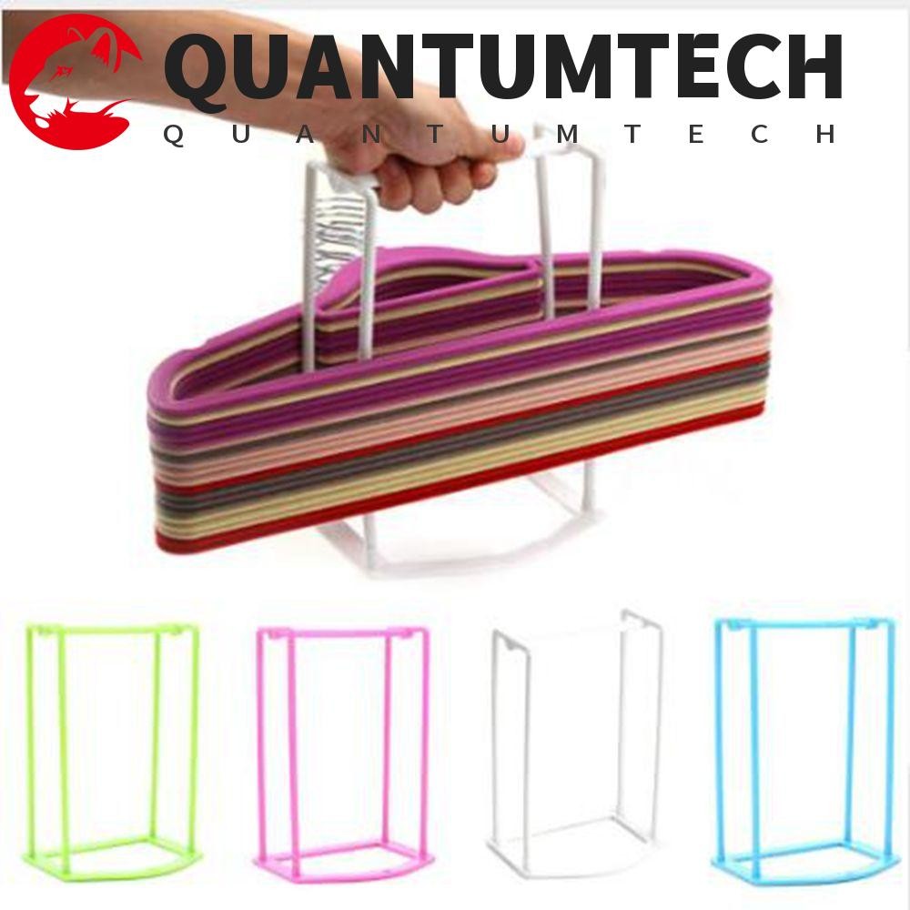 QUANTUMTECH ไม้แขวนเสื้อบ้าน Creative Rack ผลิตภัณฑ์ซักรีดชั้นวางพลาสติกแขวน | Shopee Thailand