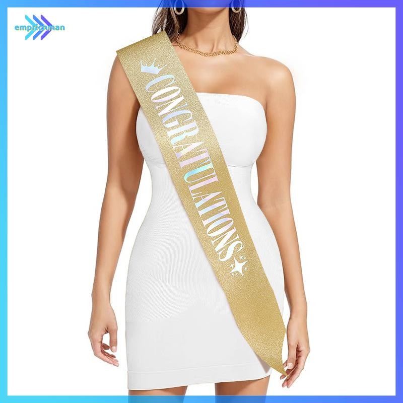 EPMN> ขอแสดงความยินดี Sash สําหรับ Graduation Class Of 2025 อุปกรณ์ตก ...