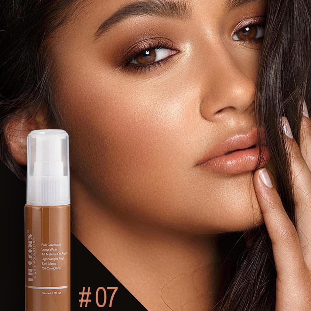 Fit Colours 30ml Liquid Foundation Matte Easy To Spread Foundation เปิด ...