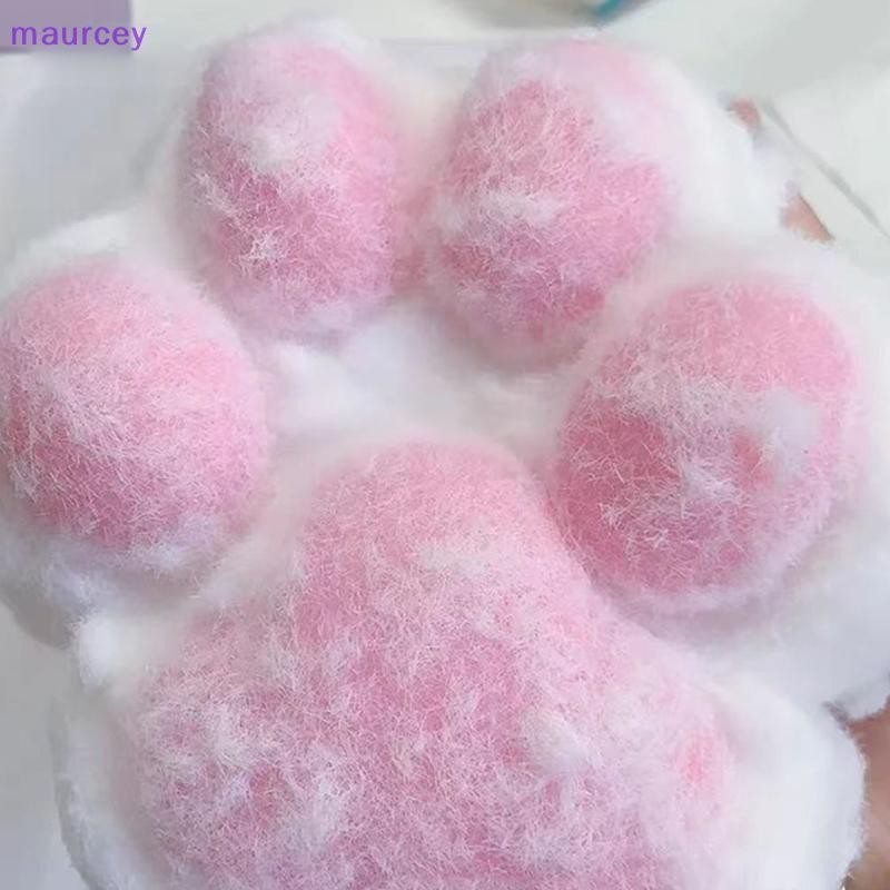 Maurcey น่ารักขนาดใหญ่พิเศษ Kawaii Plush 12 ซม.Cat Paw Flocking Mochi ...