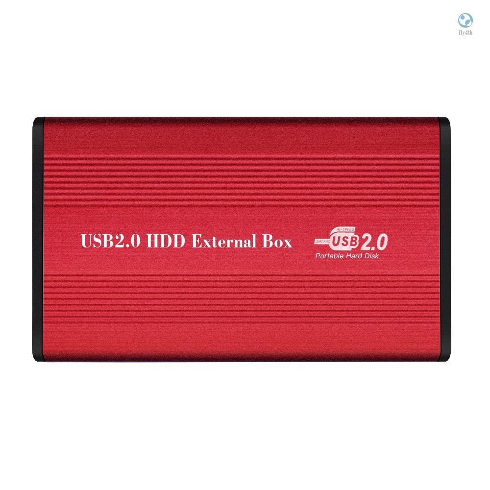 Usb2.0 ถึง IDE Hard Disk Case 2.5 IDE HDD Enclosure กล่องฮาร์ดดิสก์แบบพกพาอลูมิเนียม HDD ...