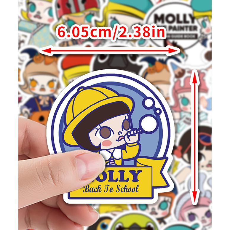 💥พร้อมส่ง💥Labubu Dimoo MOLLY POPMART sticker สติกเกอร์ กันน้ำรูปแบบที่ ...