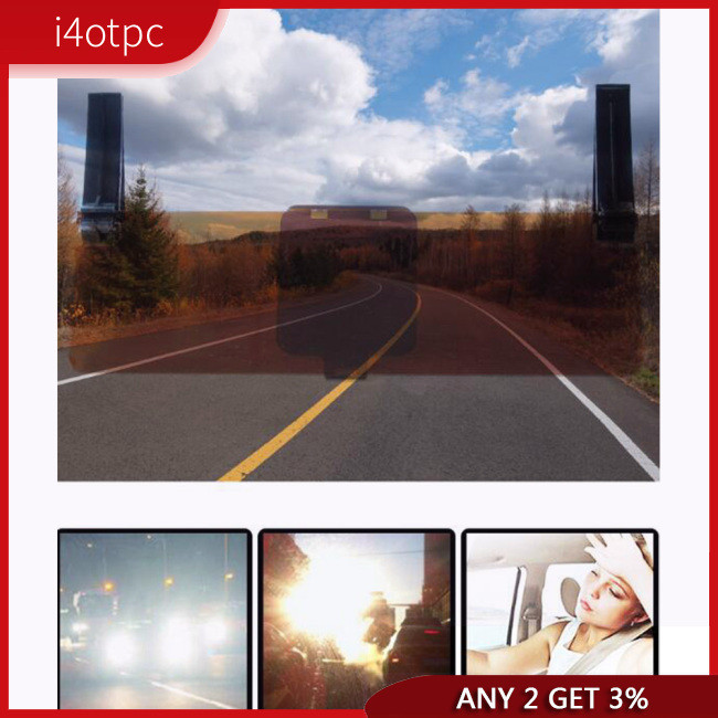 I4otpc รถ Sunvisor Anti-Glare Sun Shade Dazzle Blocker Visor กระจกดู Day Night ขับรถ | Shopee ...