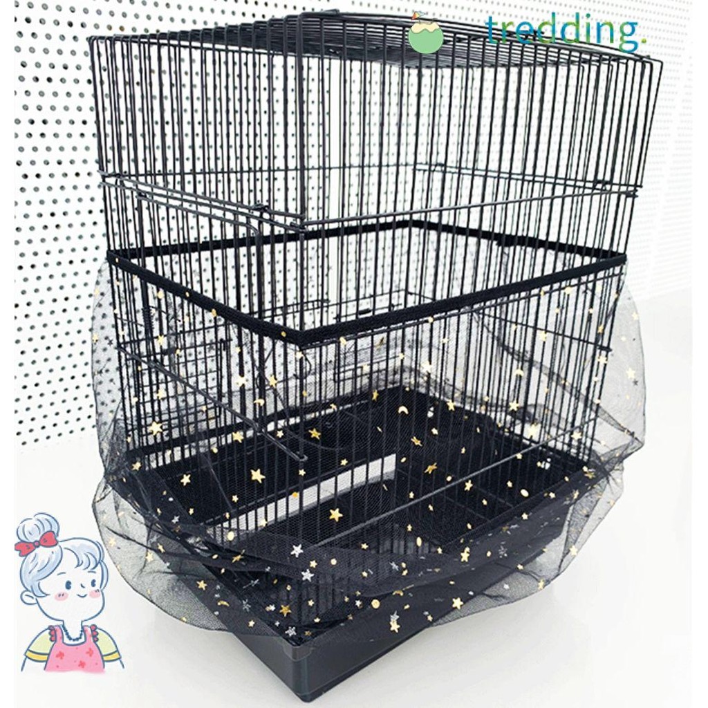 TREDDING491 กรงนก Airy Mesh Parrot Shining ดาวห้าแฉกกระโปรงเปลือกหอยตา ...