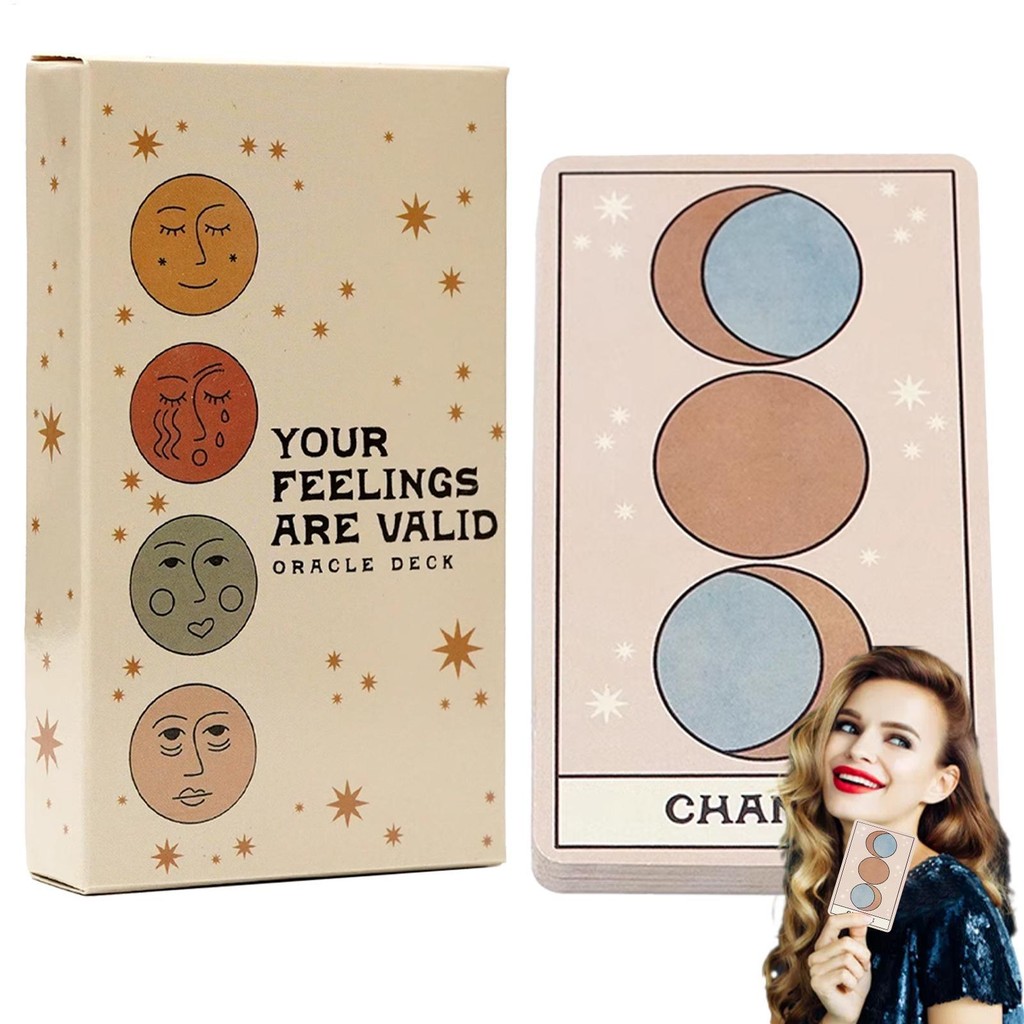 Your Feelings Are Valid Oracle cards Deck 48 ใบ verasath | Shopee Thailand