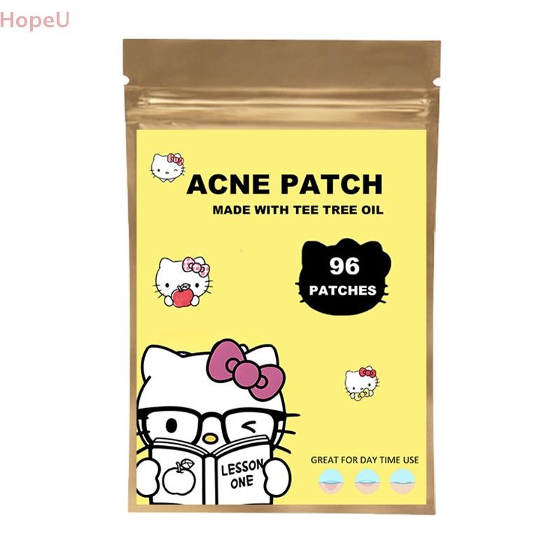[HopeU] 96 ชิ้น Hello Kitty Cat Repair แผ่นแปะสิวบํารุงผิวหน้า Fade ...