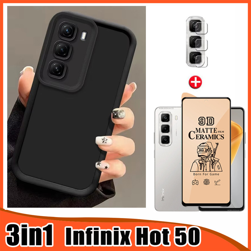 3In1 Infinix Hot 50 เคสโทรศัพท์สําหรับ Infinix Hot 50 Pro Hot 50i หมายเหตุ 50 Pro + หมายเหตุ 50 ...