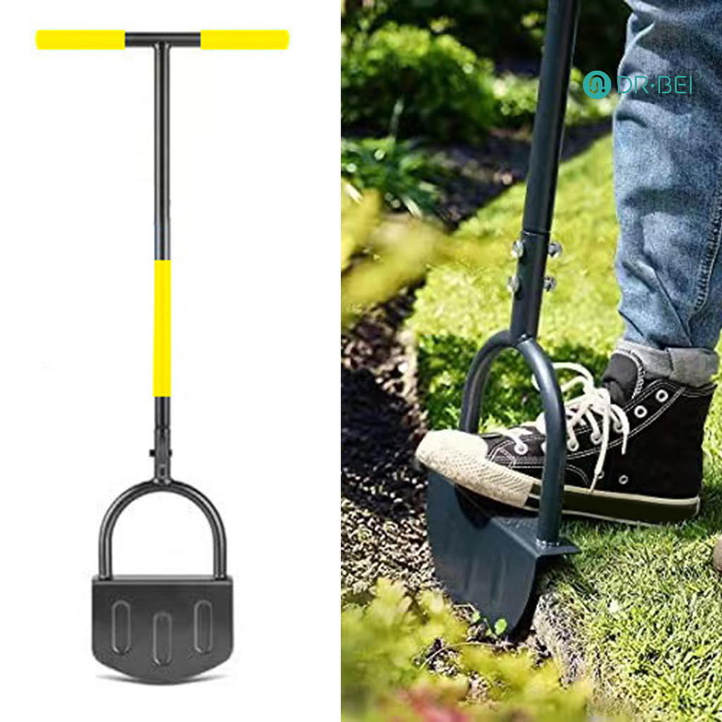 Dr.bei ครึ่งดวงจันทร์ Edger เครื่องมือสนามหญ้าเหล็ก Garden Edger พร้อม ...