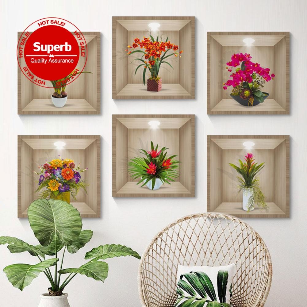 3d Fade-proof Wall Decals ตกแต่งห้องที่สวยงามไวนิลสติ๊กเกอร์ติดผนัง ...