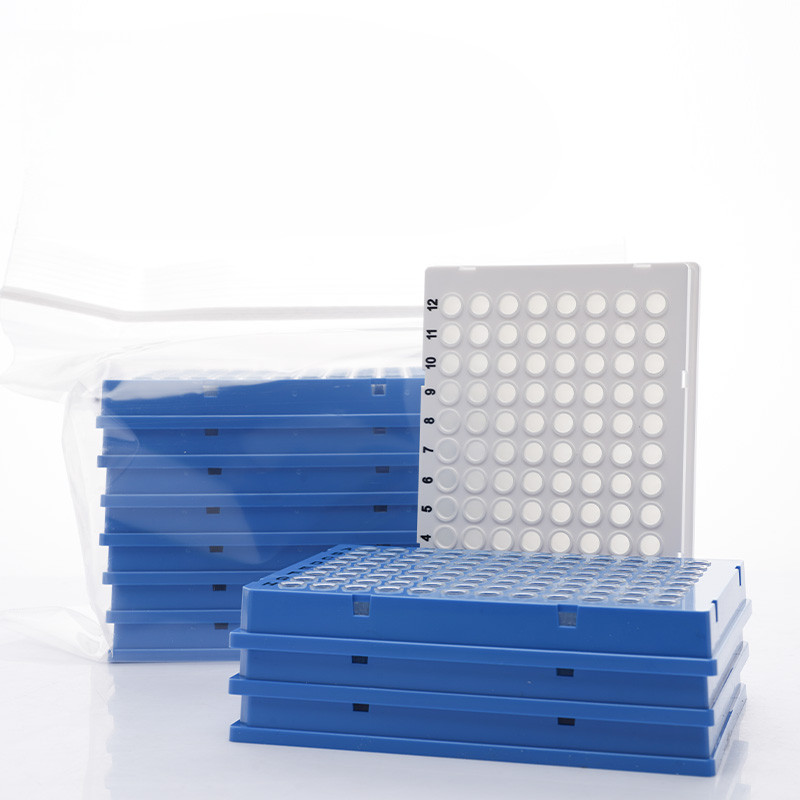 ท่อไอเสียแปดลิงค์ PCR ท่อเดี่ยว 96-Hole PCR Board 0.2ml PCR0.1ml384 ...