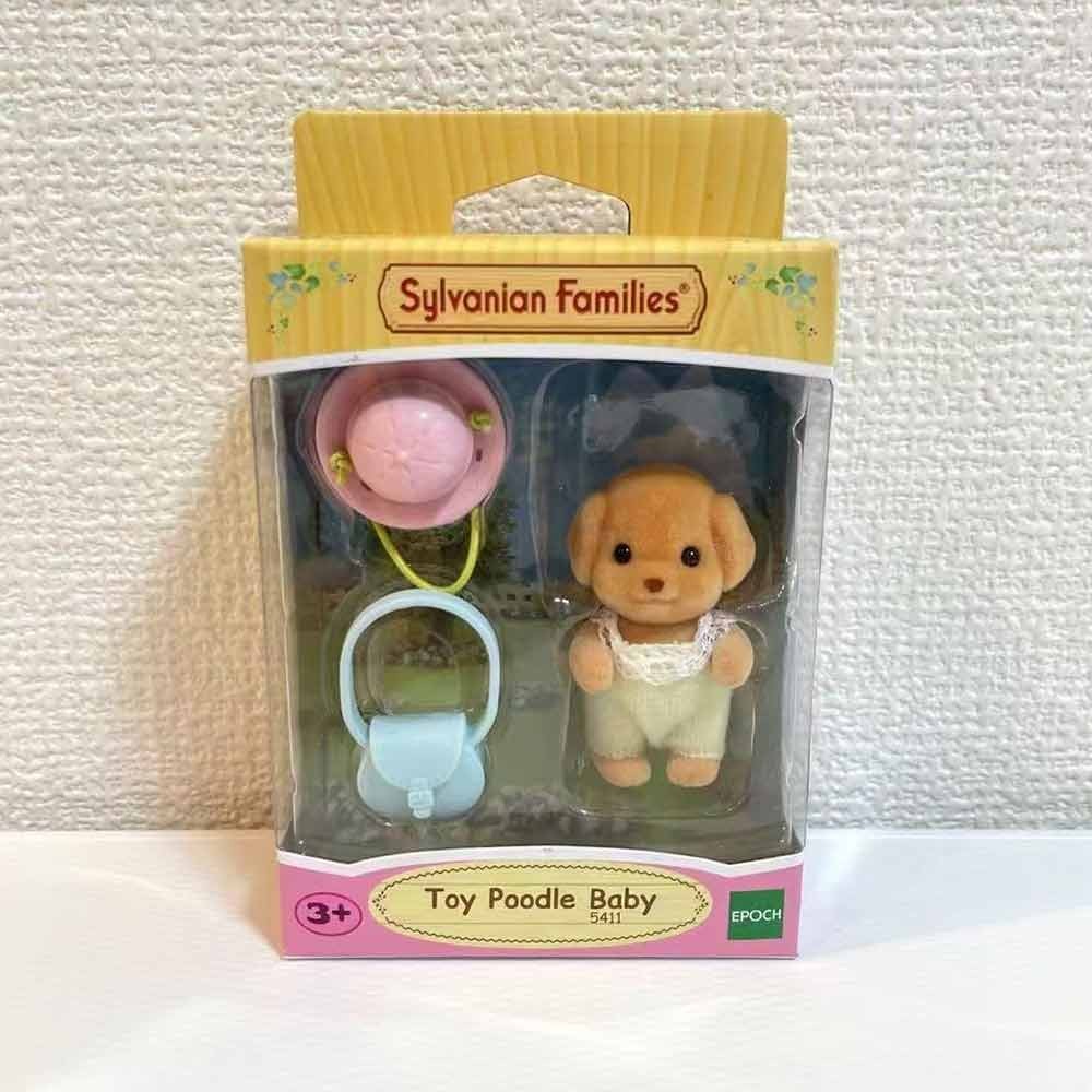 New Sylvanian Families Milo Poodle Baby Calico Critters Epoch Toy ...