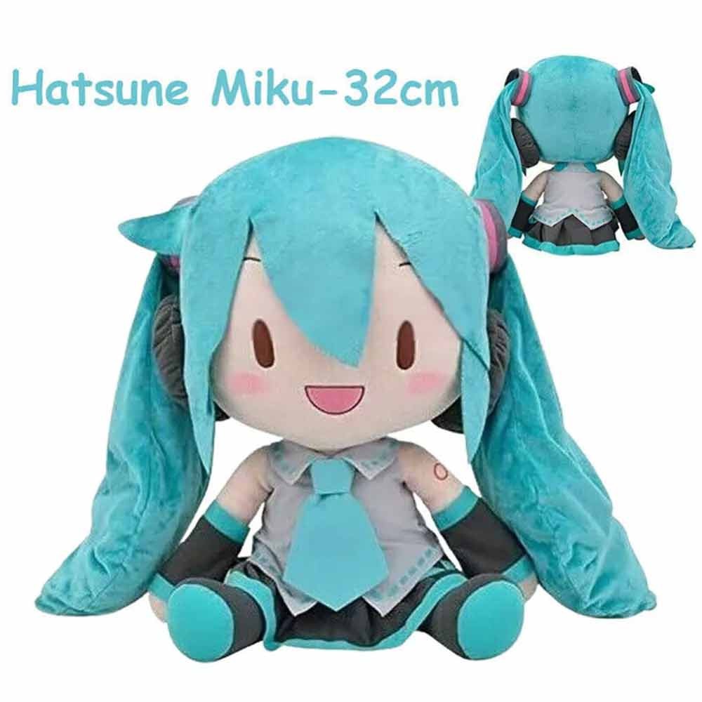 32CM Anime Hatsune Miku Plush Toy Kawaii Miku Soft Stuffed Doll Toy ...