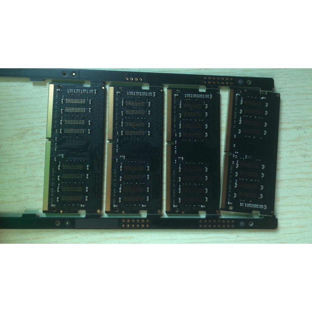 บอร์ด PCB หน่วยความจำแล็ปท็อป DDR4 รุ่น บอร์ดฐานเปล่า วัสดุขนาดเล็กที่เชื่อมต่อไว้ล่วงหน้า 8 พิน ...