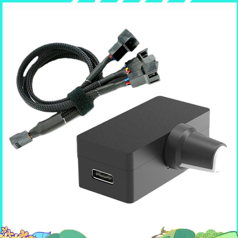 Pwm Speed Controller 4Pin PWM Fan Governor PWM USB TYPE-C แหล่งจ่ายไฟ ...