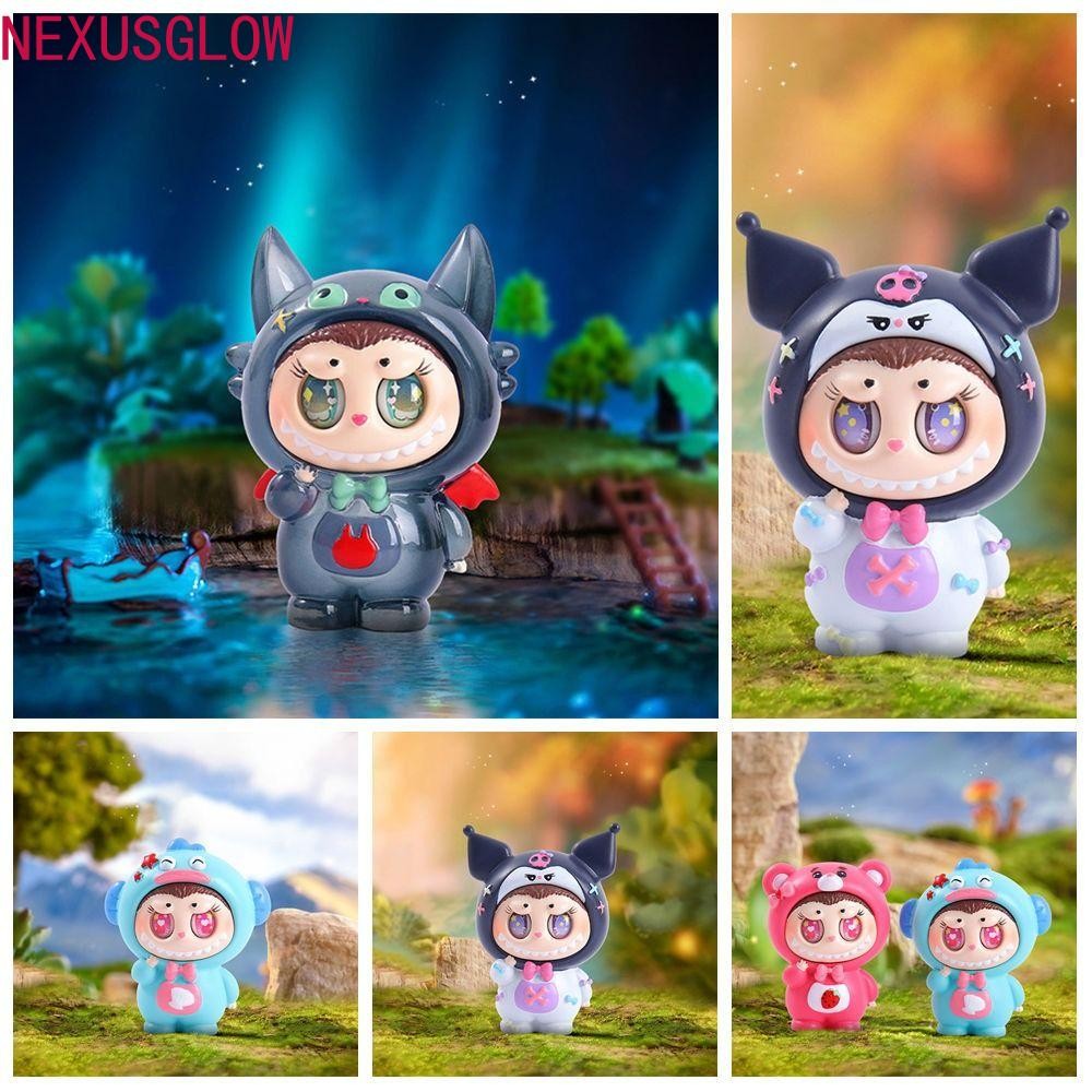 Nexusglow COS Labubu Action Figure, แม่มดสะสมอะนิเมะผลไม้ Labubu รูป ...