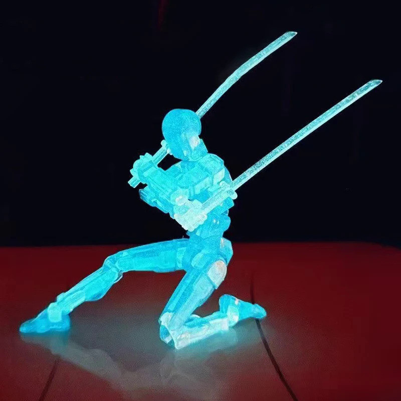 Luminous 13 Jointed Movable Action Figures Shapeshift Robot 3D Printed ...