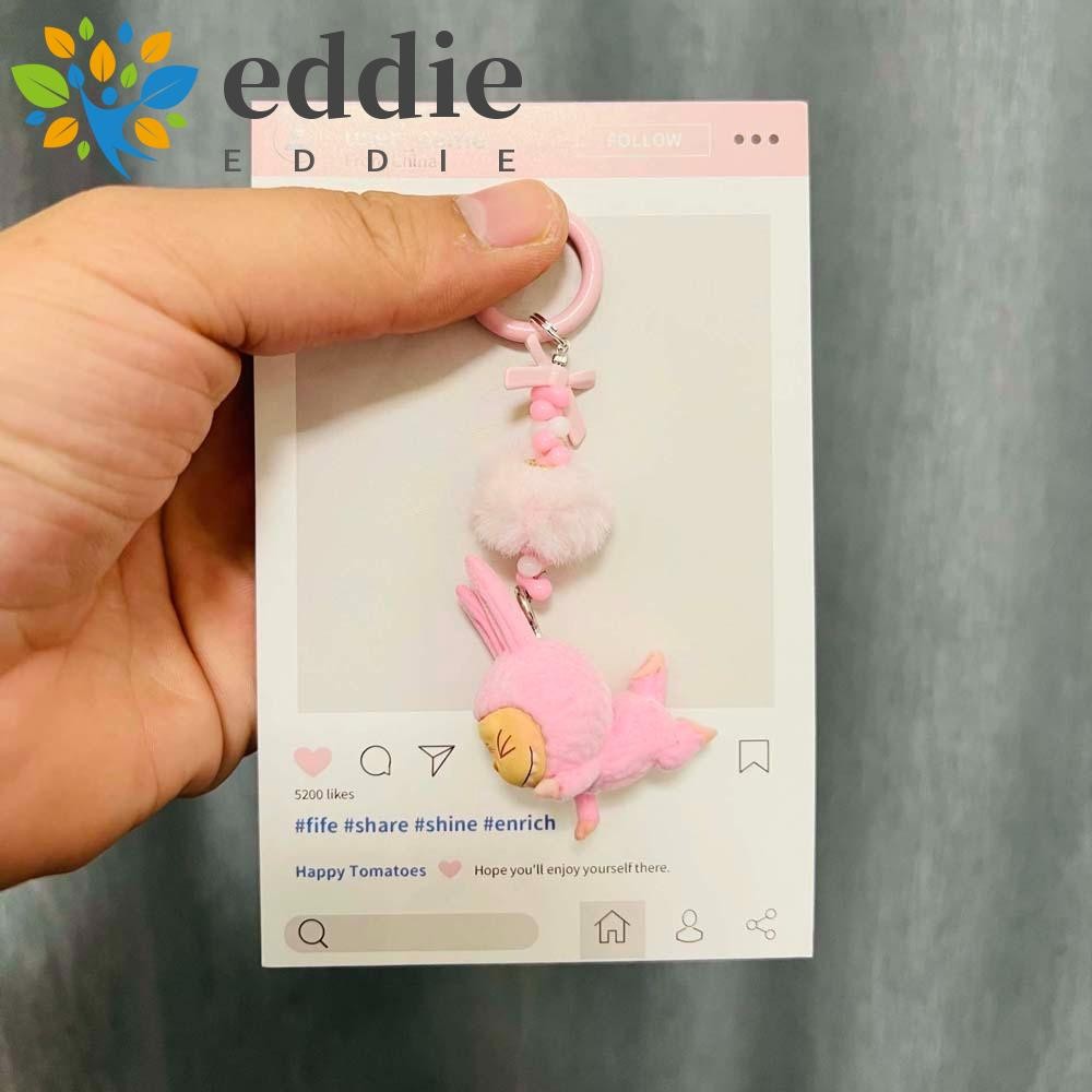 Edie Lazy Yoga Labubu Doll, ซิลิกาเจล Plush Ball Flocking Labubu Key ...