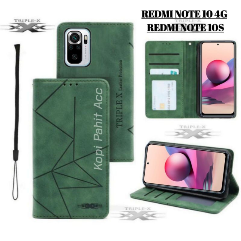 เคส HP Redmi Note 10 Note 10S กระเป๋าสตางค์แบบฝาพับโทรศัพท์มือถือ ...