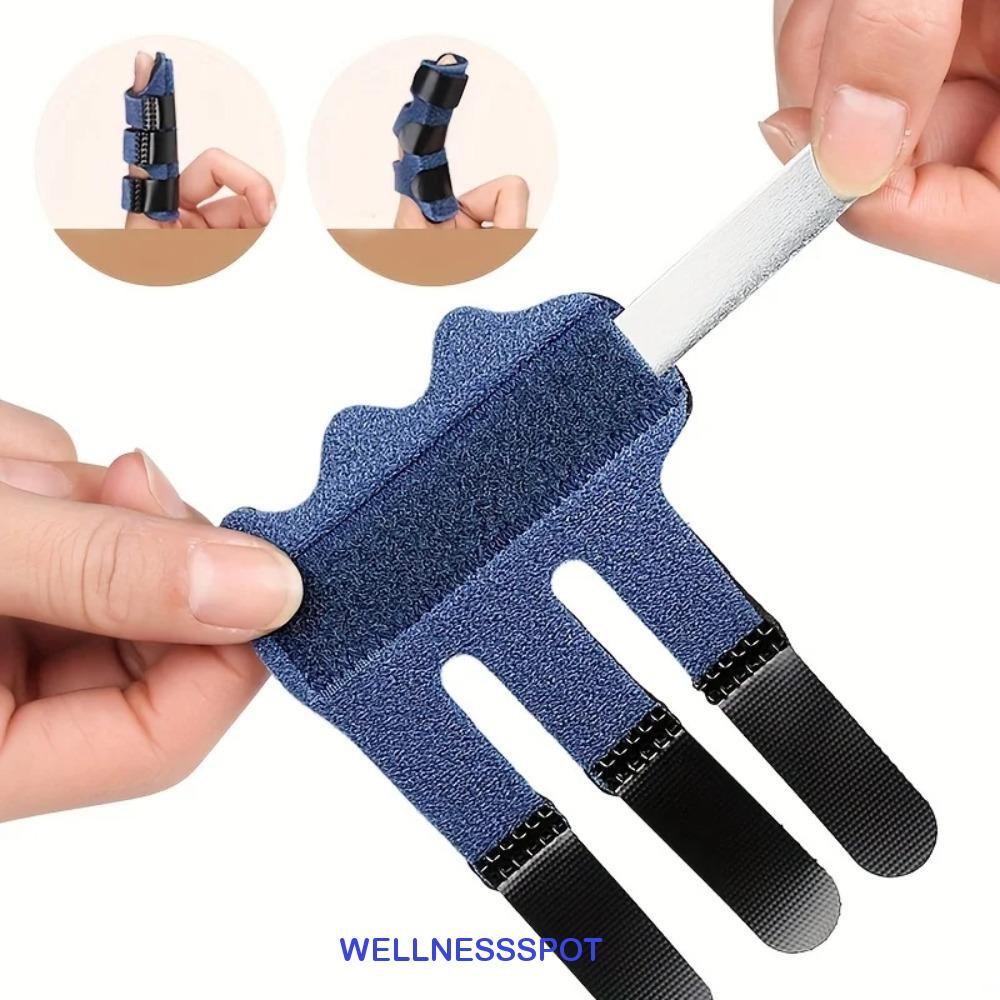 WELLNESSSPOT Trigger Finger Splint, Finger Straightener Hand Splint ...