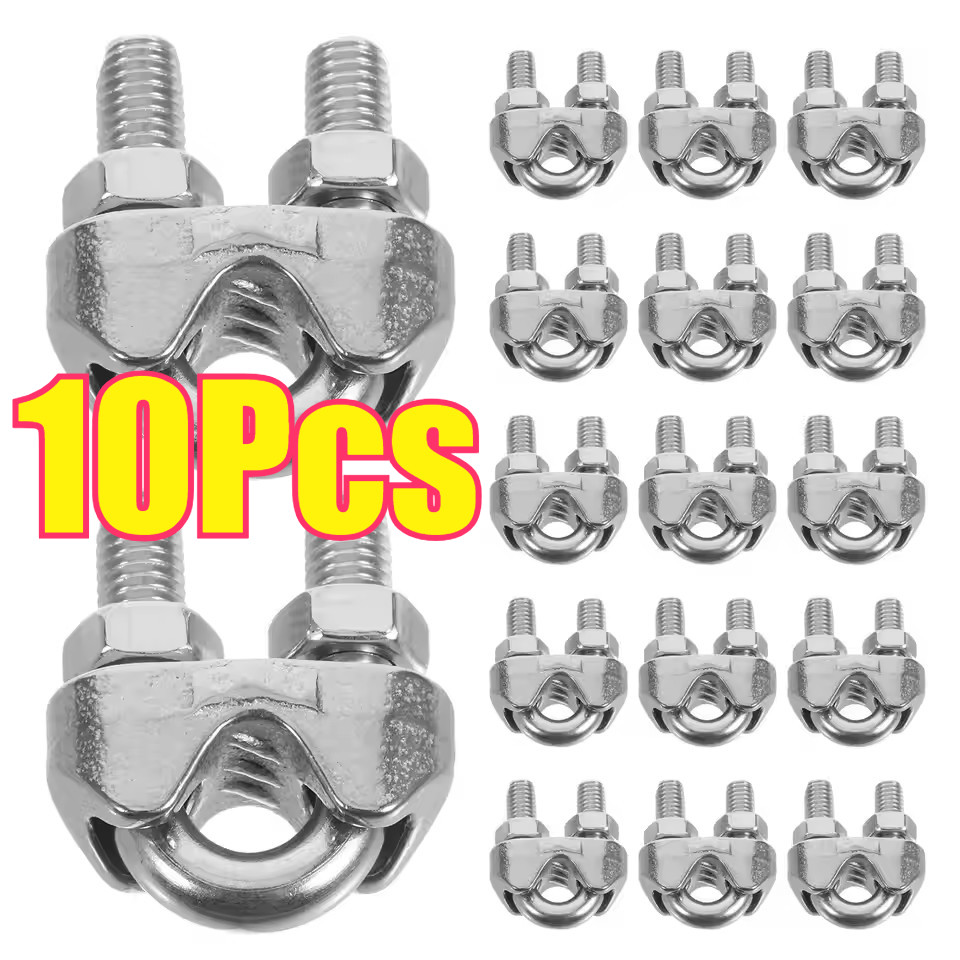 สแตนเลส U-Bolt Fasteners - M3/M5 Anti-Slip Clamps สําหรับ Rigging ...