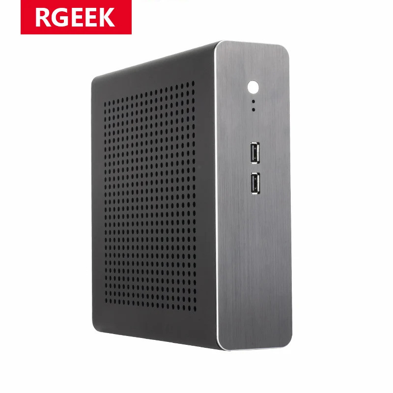 โครง RGEEK G60 อลูมิเนียมทั้งหมด เคสมินิ HTPC ITX กำลัง USB2.0 เคส ...