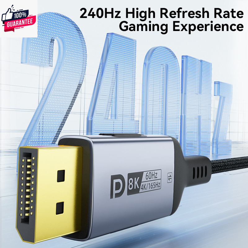 Jasoz 8K Type C to DisplayPort 1.4 8K Cable Displayport to USB C HD ...